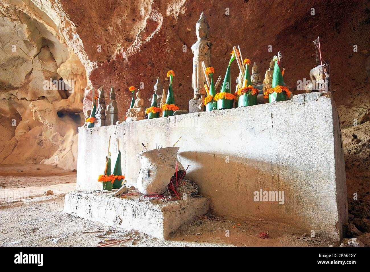 The Pak Ou caves Stock Photo - Alamy
