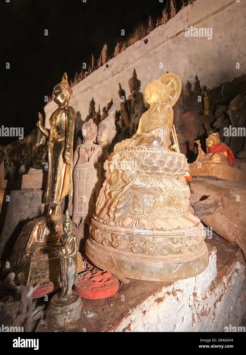 The Pak Ou caves Stock Photo - Alamy