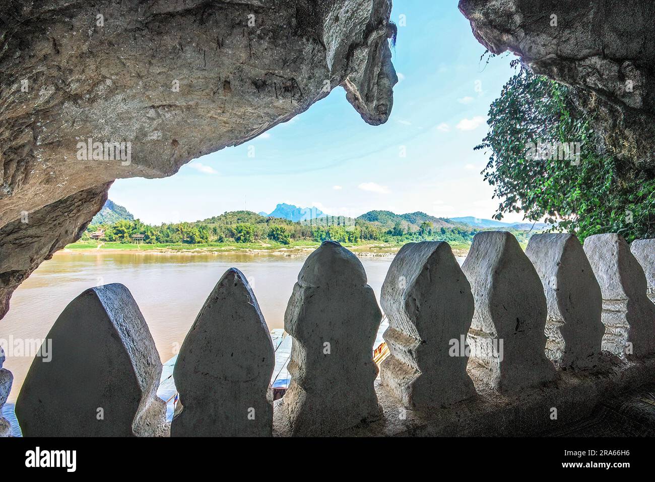 The Pak Ou caves Stock Photo - Alamy