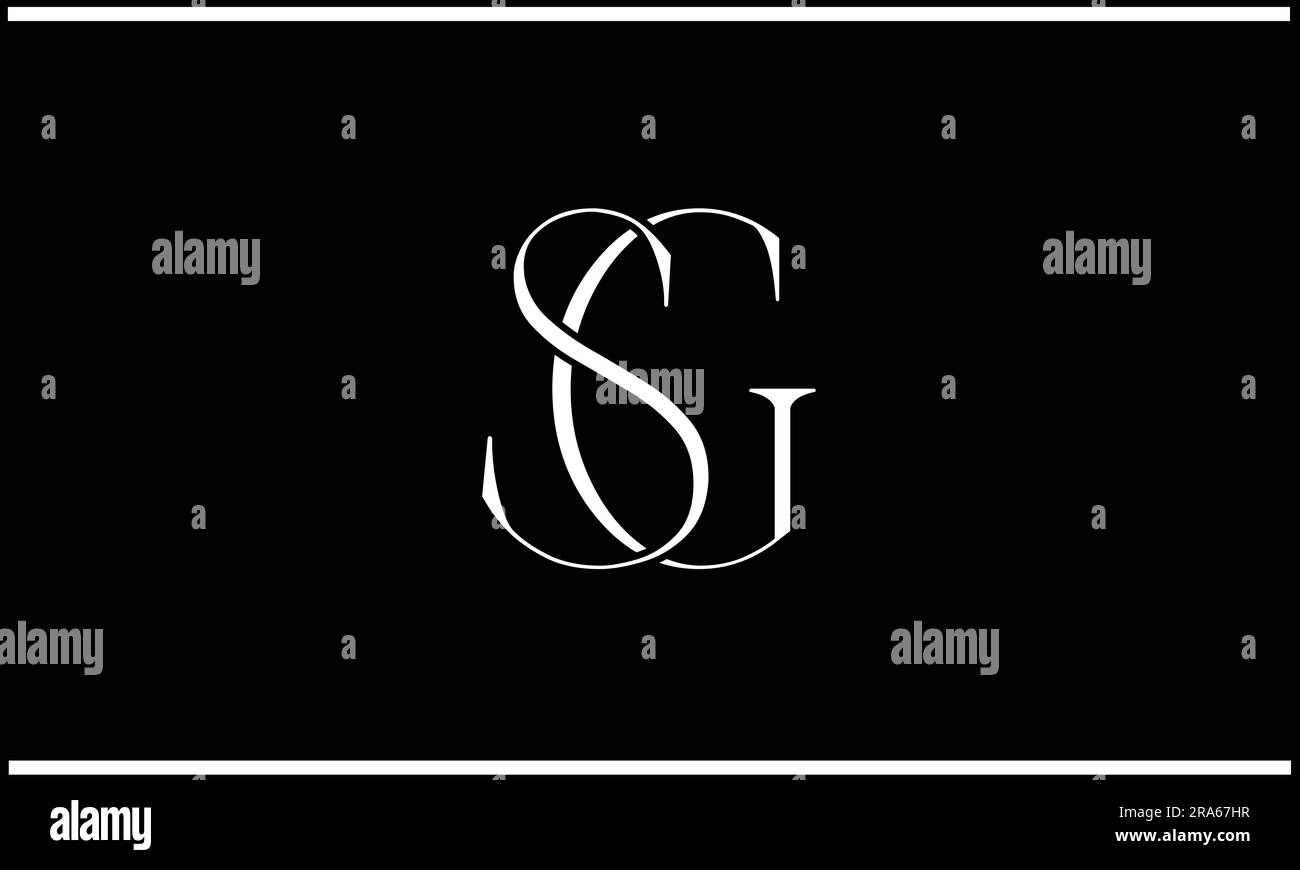 SG, GS, Abstract Letters Logo Monogram Stock Vector Image & Art - Alamy
