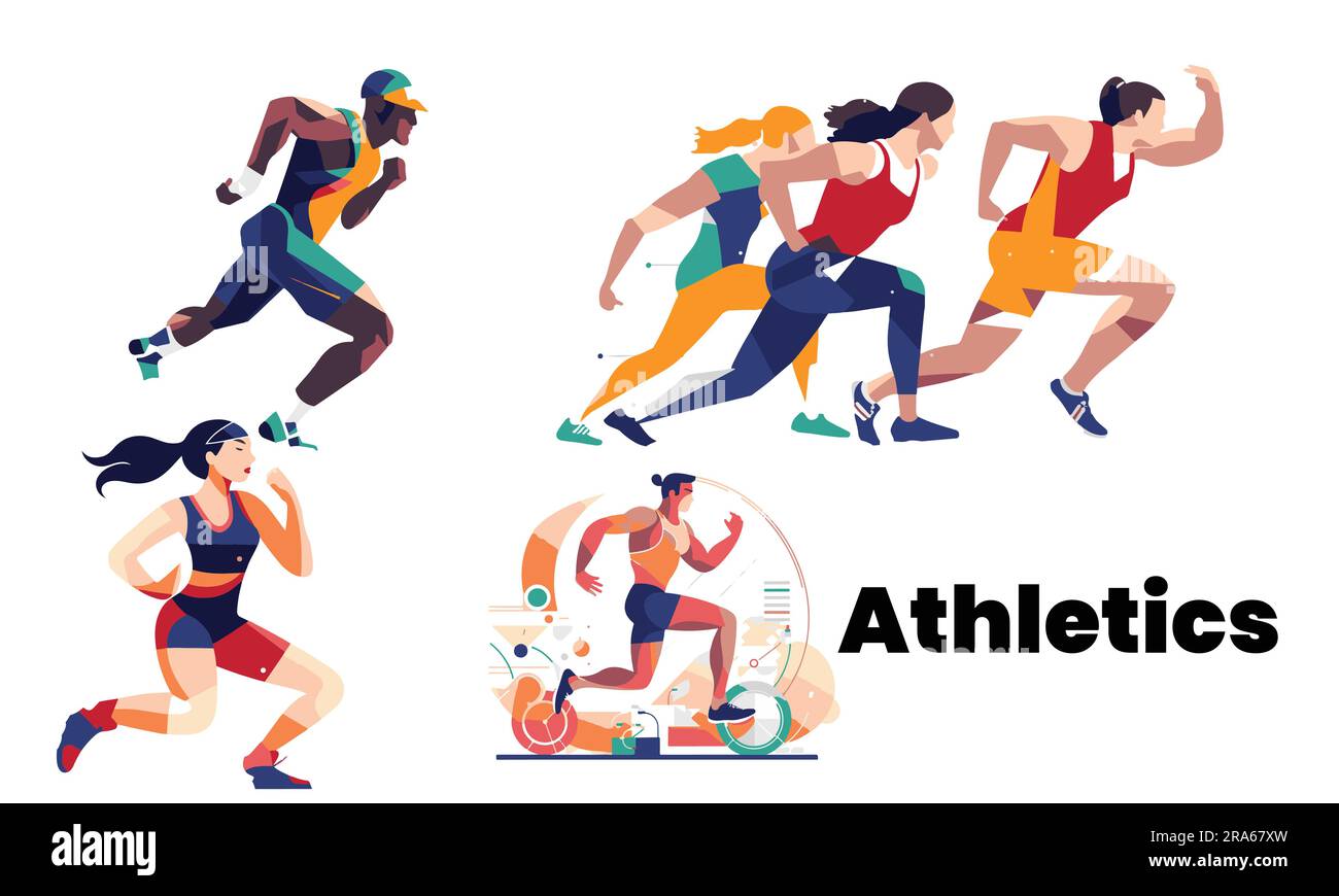 Indoor athletics kids hi-res stock photography and images - Alamy