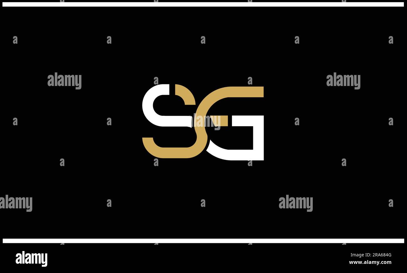 SG, GS, Abstract Letters Logo Monogram Stock Vector Image & Art - Alamy