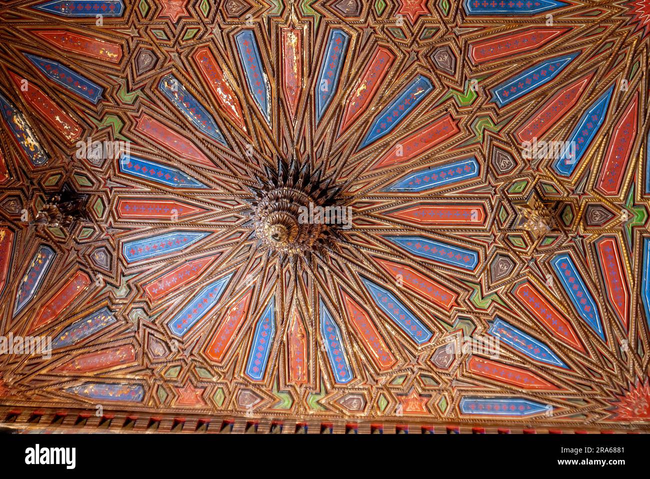 Mudejar Hall Ceiling at Palace of the Constable Iranzo (Palacio del ...