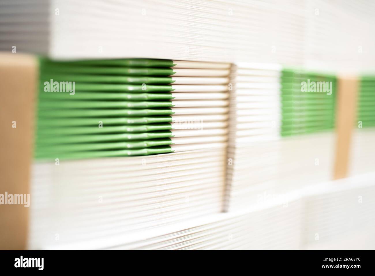 Printing house printing process interior machines paper Stock Photo - Alamy