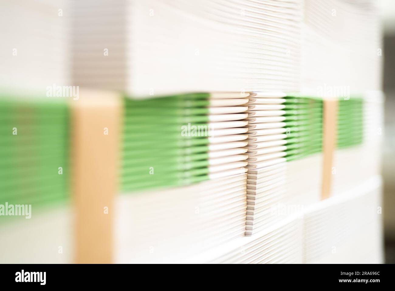 Printing house printing process interior machines paper Stock Photo - Alamy