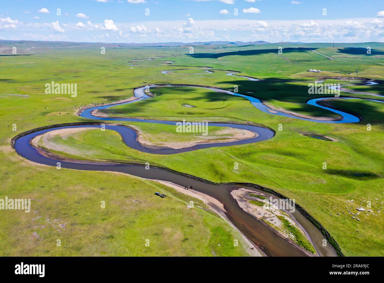 Hulun Buir. 1st July, 2023. This aerial photo taken on July 1, 2023 ...