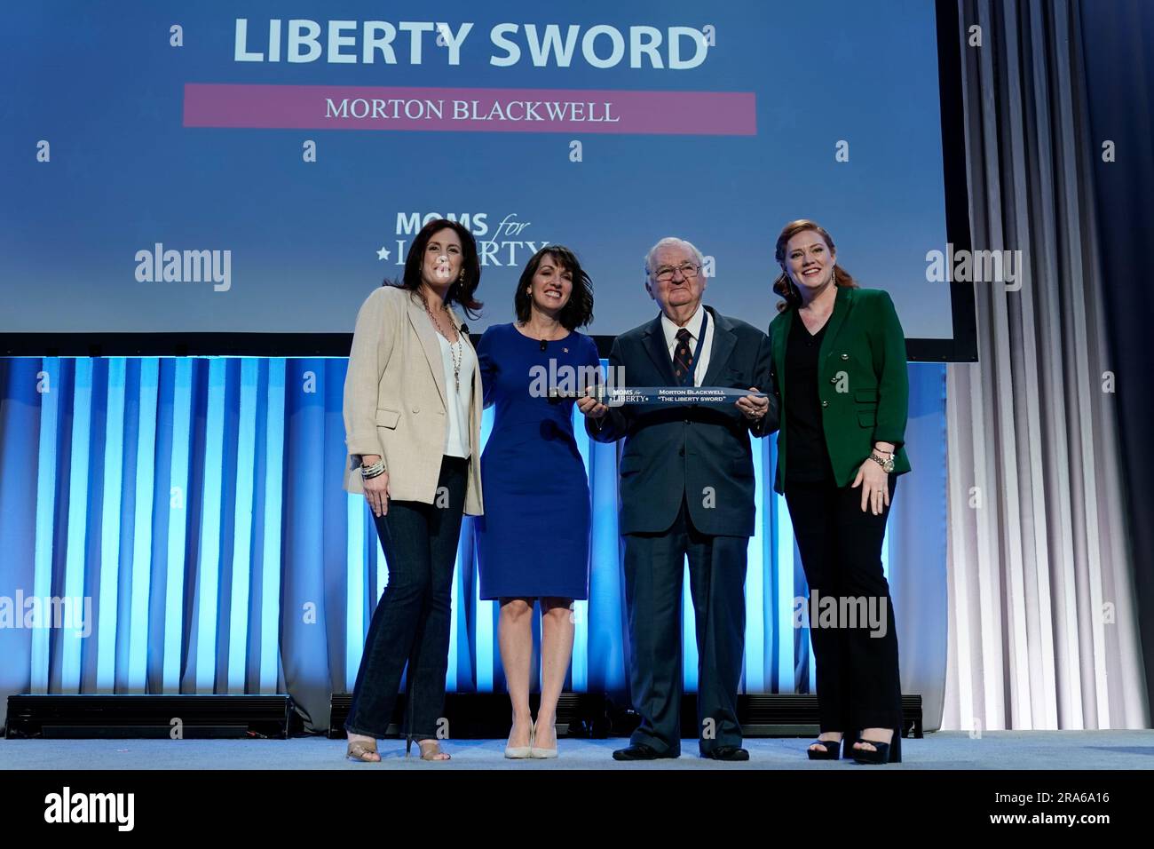 Moms for Liberty co-founders, Tiffany Justice and Tina Descovich ...