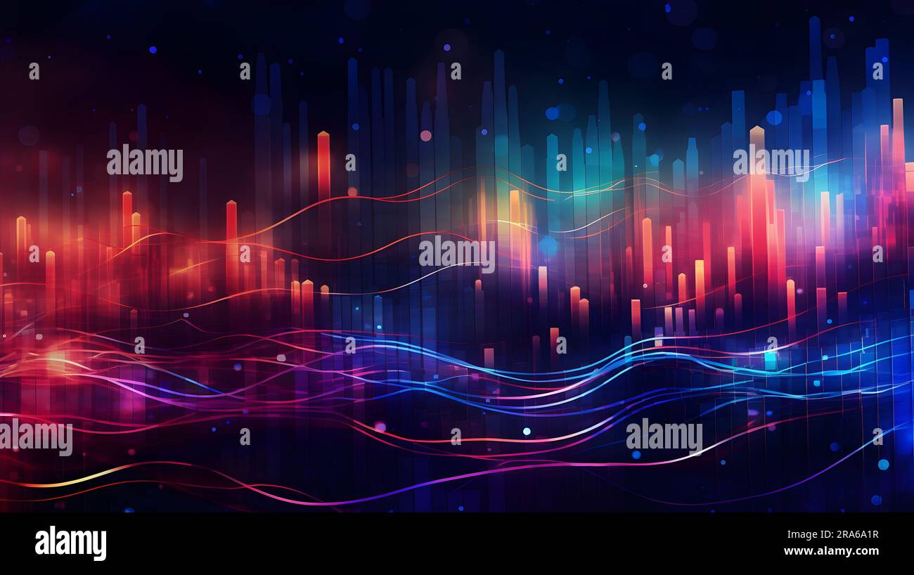 Technology Futuristic Network Connection Concept With Connecting