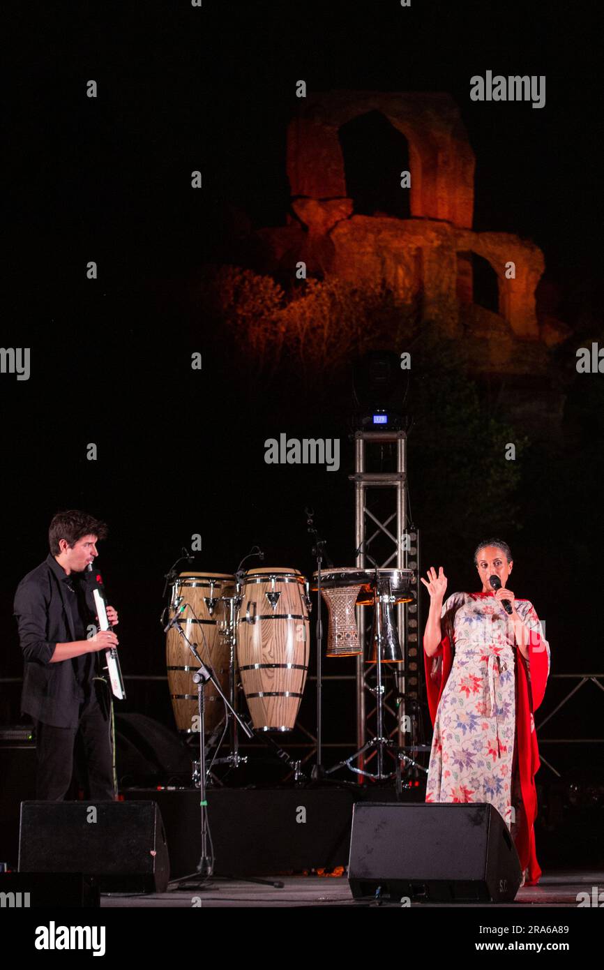 June 30, 2023, Rome, Italy: Israeli singer Noa and musician Omri ...