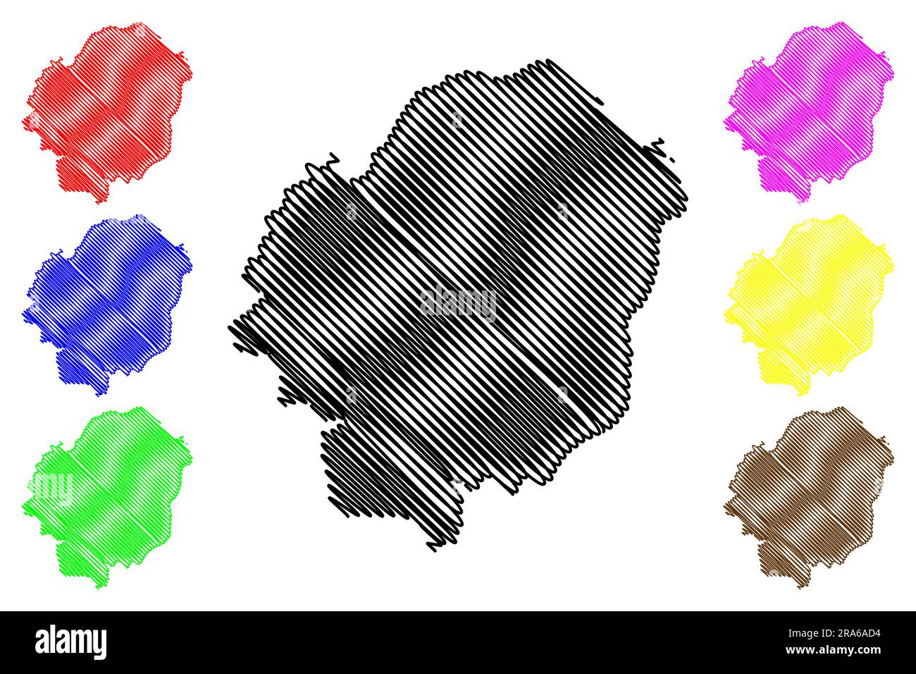 Uk surrey map Stock Vector Images - Alamy