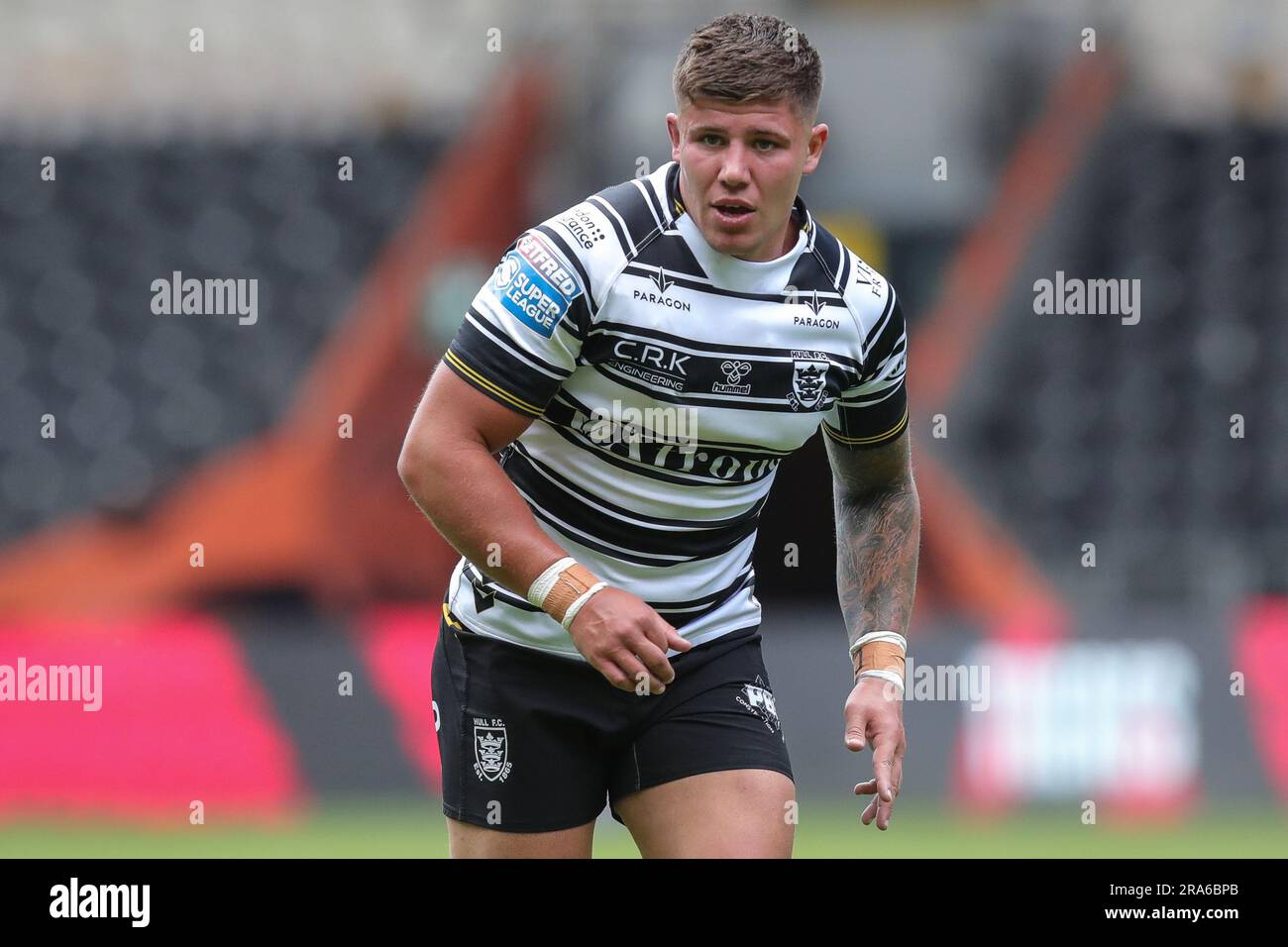 Joe Cator #15 of Hull FC during the Betfred Super League Round 17 Hull ...