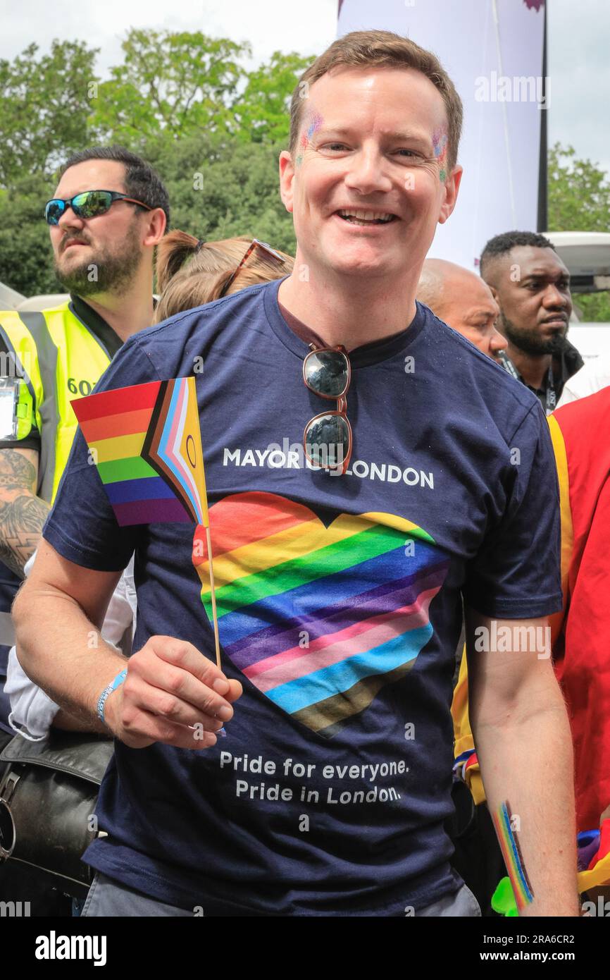 London, UK. 01st July, 2023. Seb Dance, Deputy London Mayor for ...