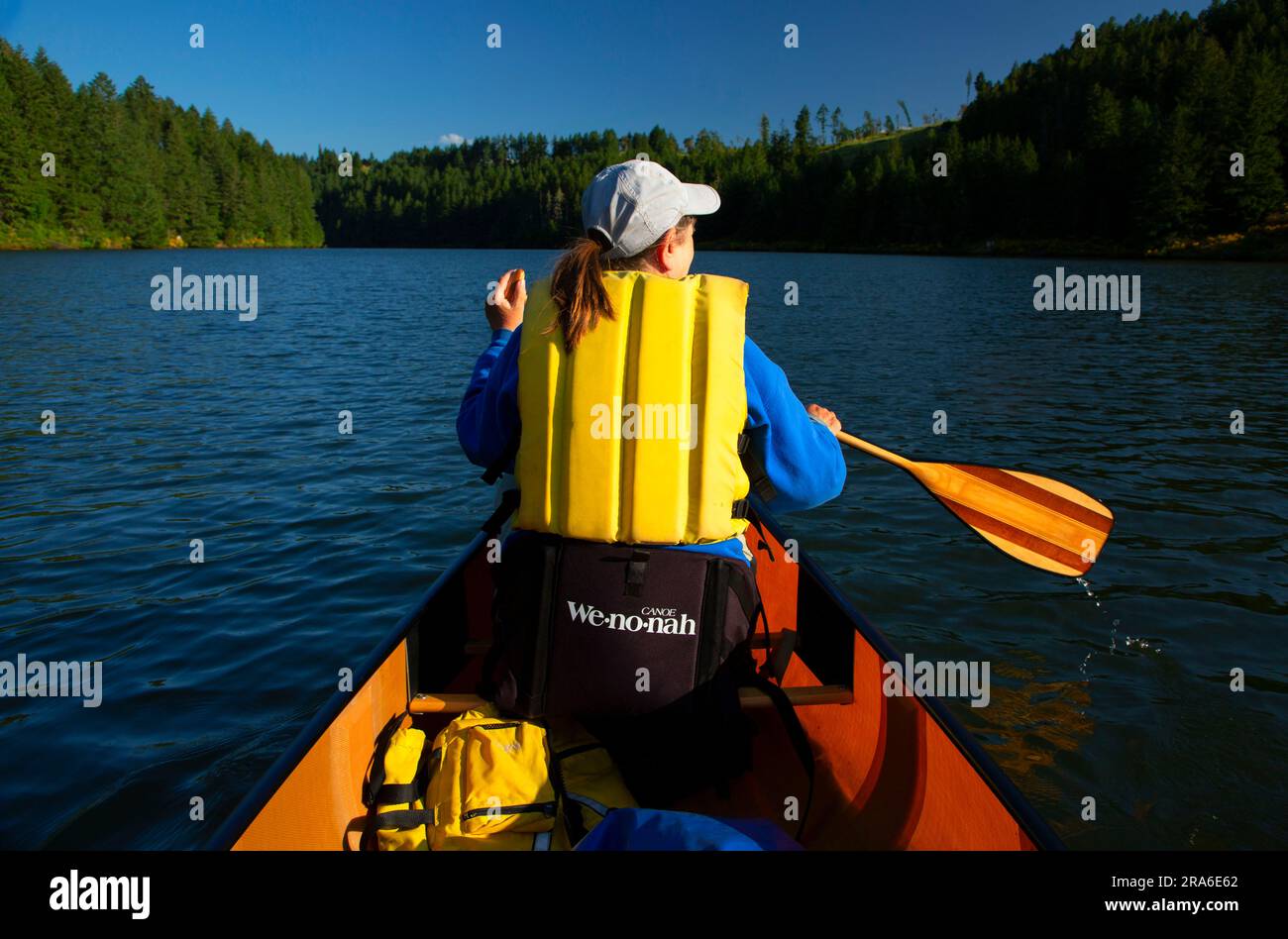 Canoeing on Cooper Creek Reservoir, Cooper Creek County Park, Sutherlin ...
