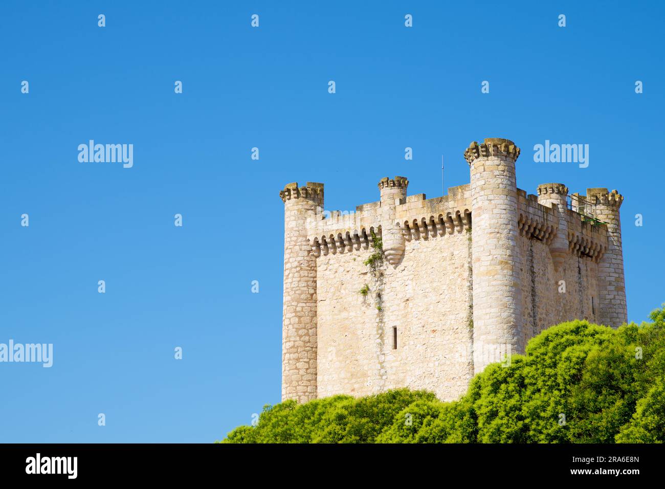 Torija castle in Castilla La Mancha, Guadalajara Province in Spain ...