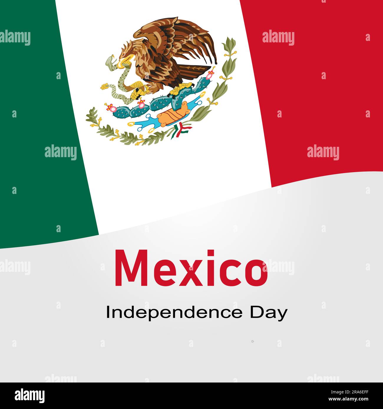 Mexico Happy Independence Day greeting card banner Stock Vector Image ...