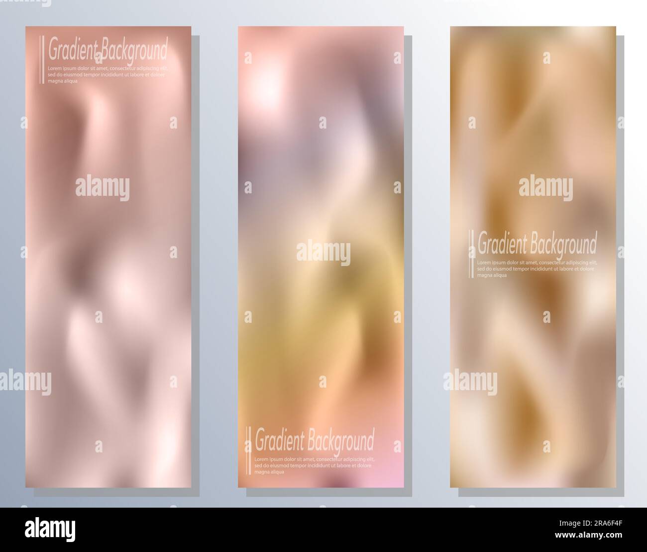 Gradient background, color blur. A set of templates for interior design ...