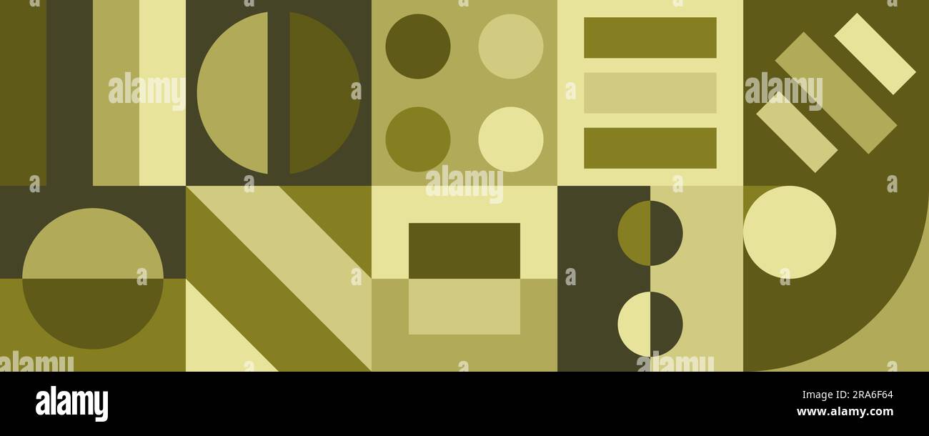Abstract seamless pattern of arbitrary geometric shapes. Template for ...