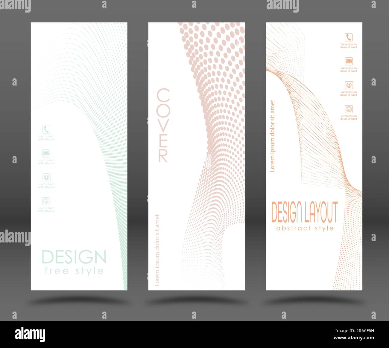 Abstract pattern. Template for the design of banners, posters and ...