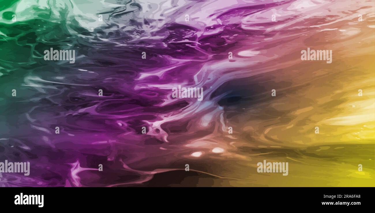 Colorful background with the effect of spreading liquid. Liquid art for ...