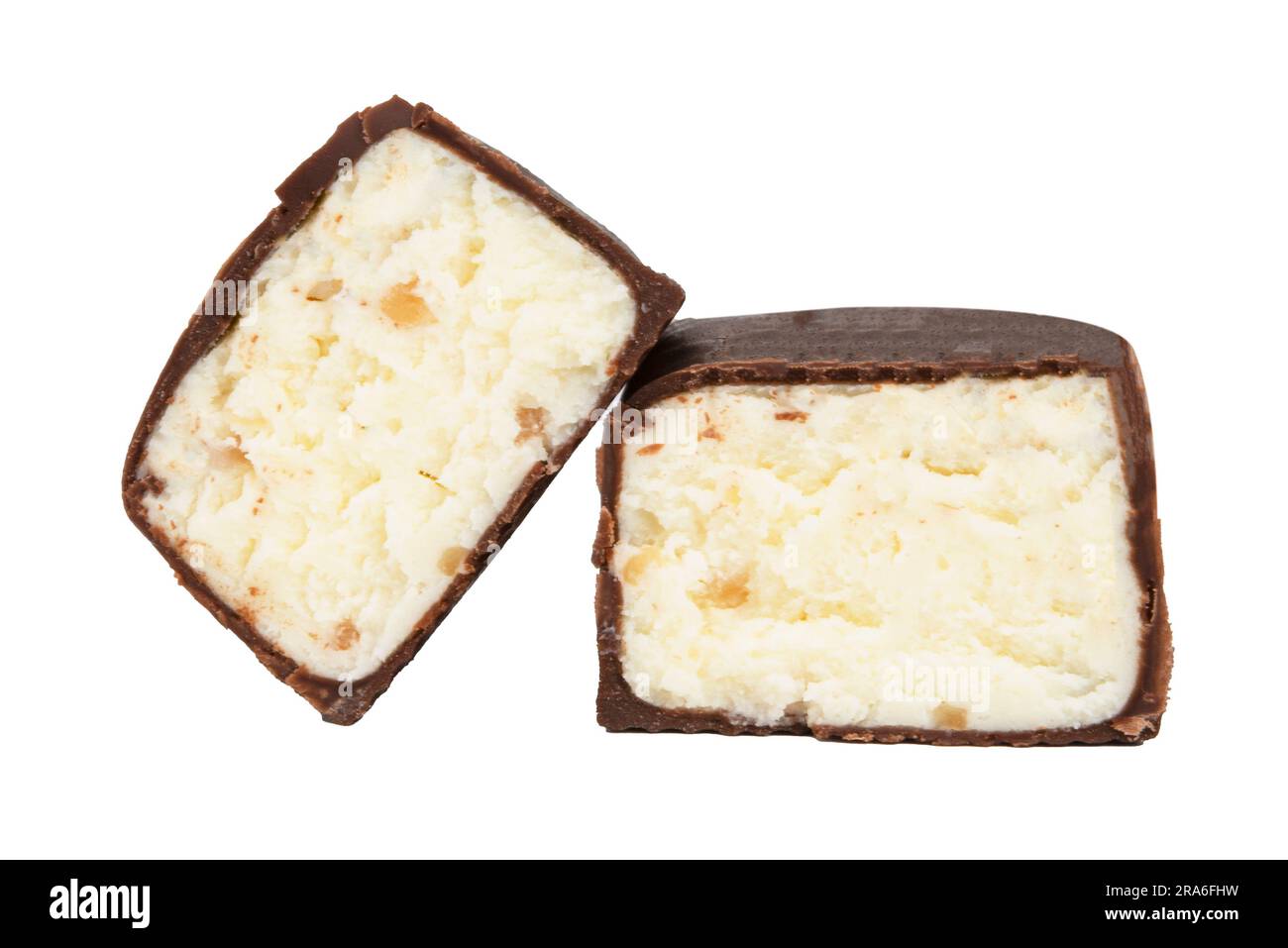 Glazed cheese bar isolated on white background Stock Photo - Alamy