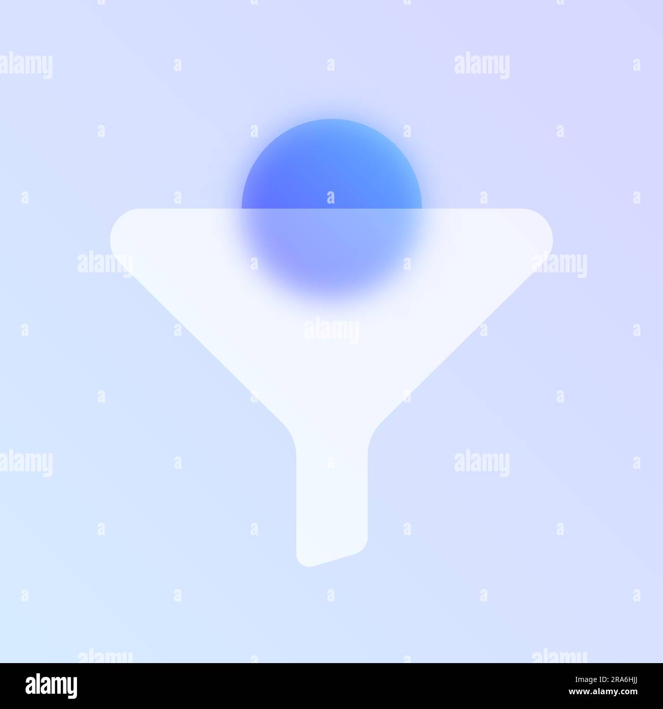 Glass filter funnel Stock Vector Images - Alamy