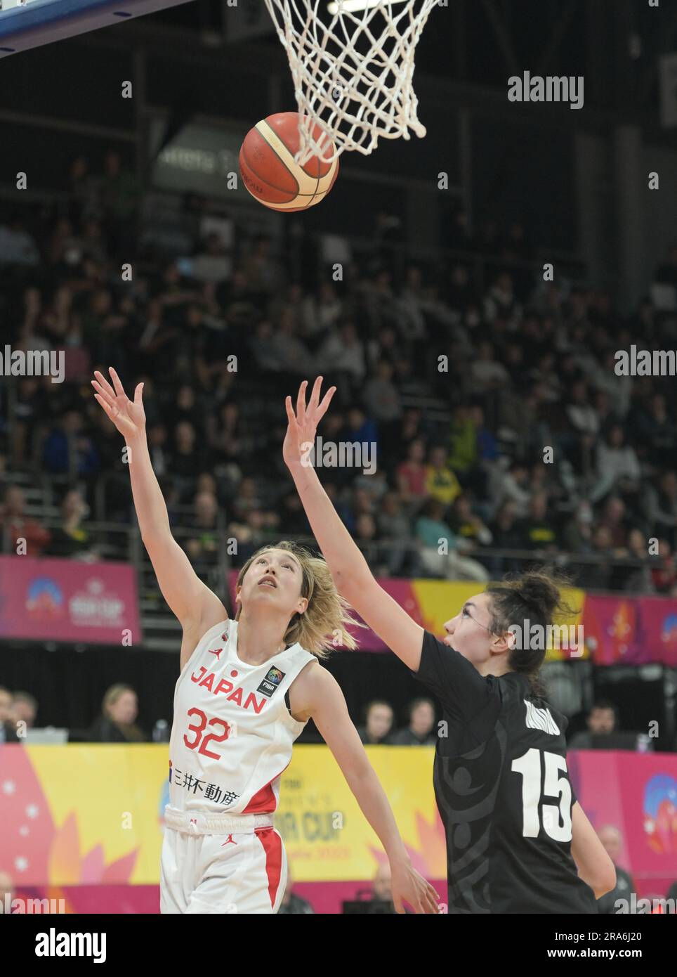 Sydney, Australia. 01st July, 2023. Saori Miyazaki (L) of Japan Women ...