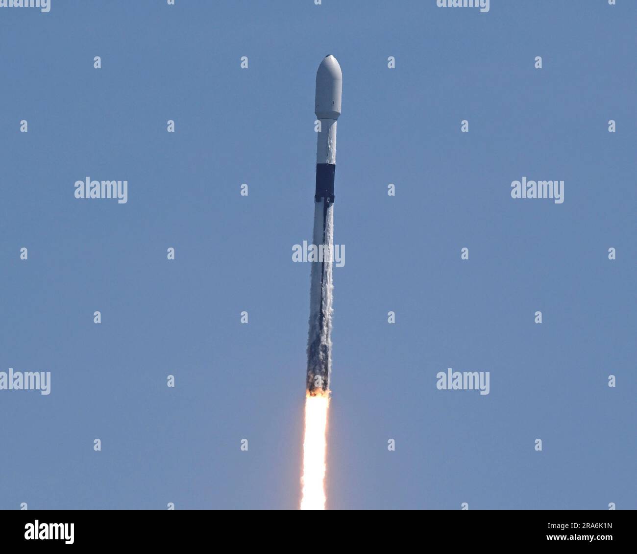 A SpaceX Falcon 9 rocket launches the Euclid satellite for the European ...
