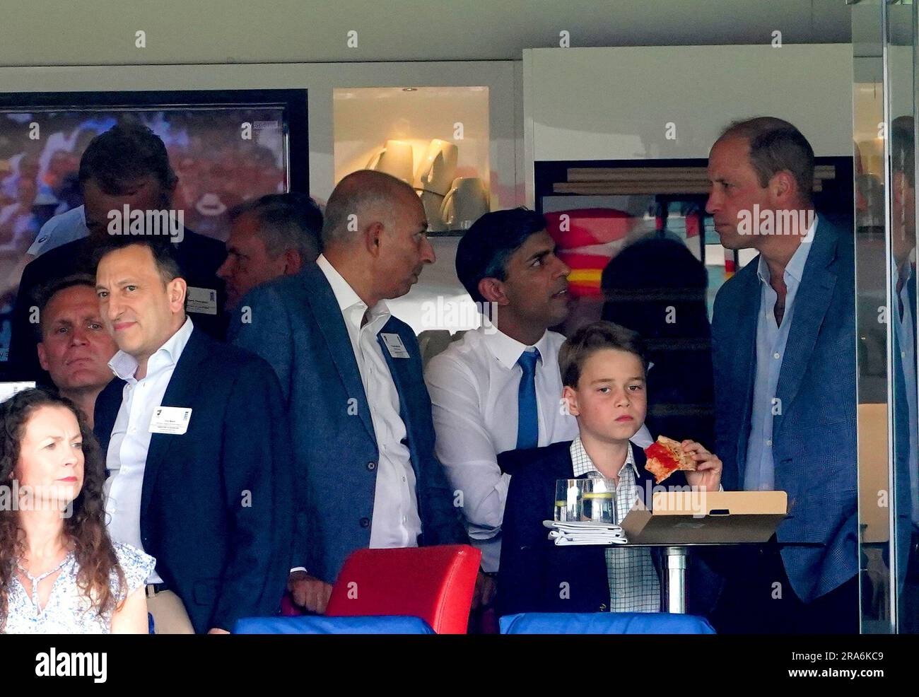 The Prince of Wales, Prime Minister Rishi Sunak, Prince George and ...