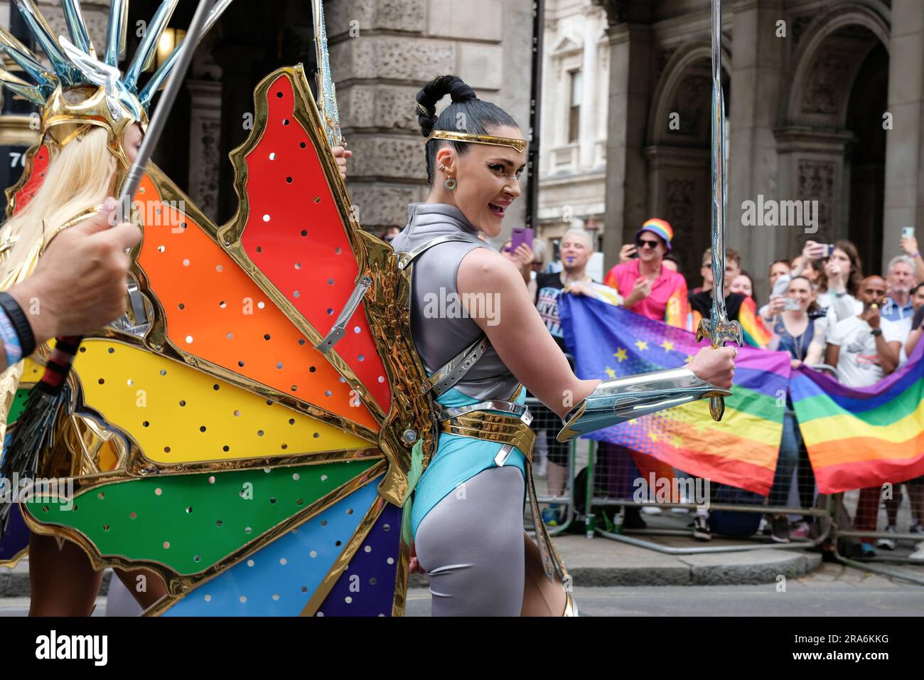 London, United Kingdom. 1st July 2023. People march The Pride in London ...
