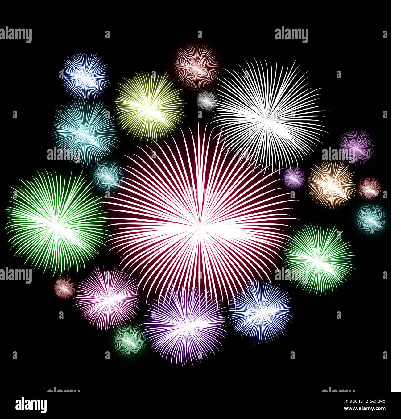 beautiful elegant circular star pattern sun explosion burst blast fire ...