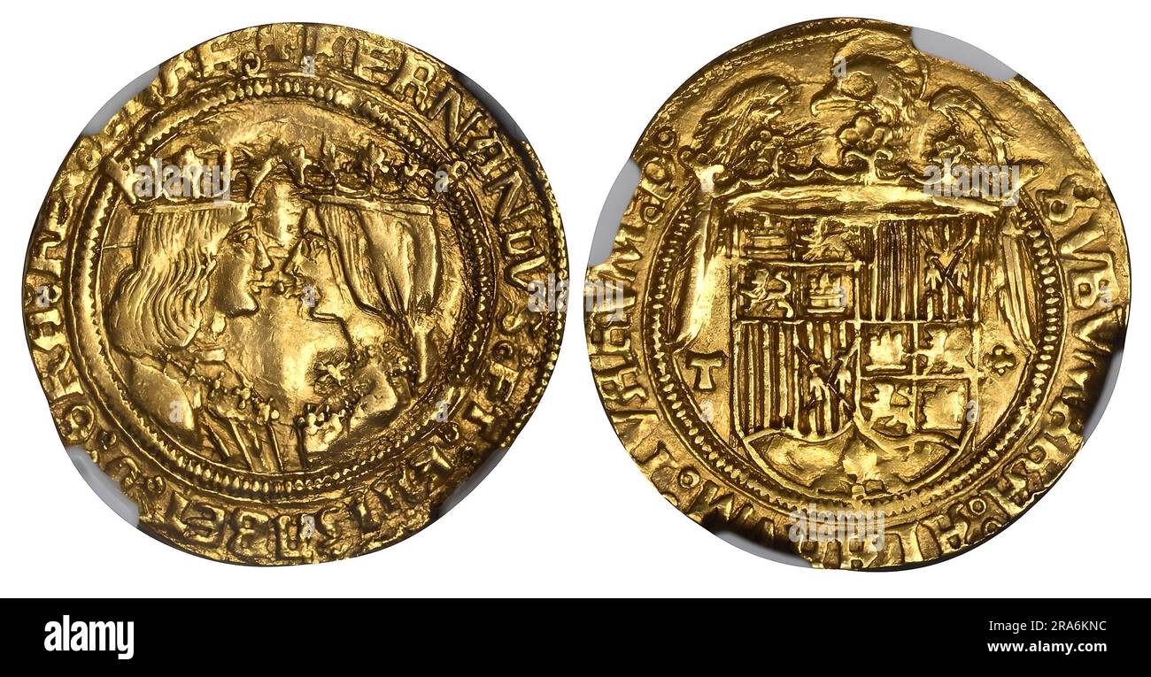 Gold doubloon hi-res stock photography and images - Alamy