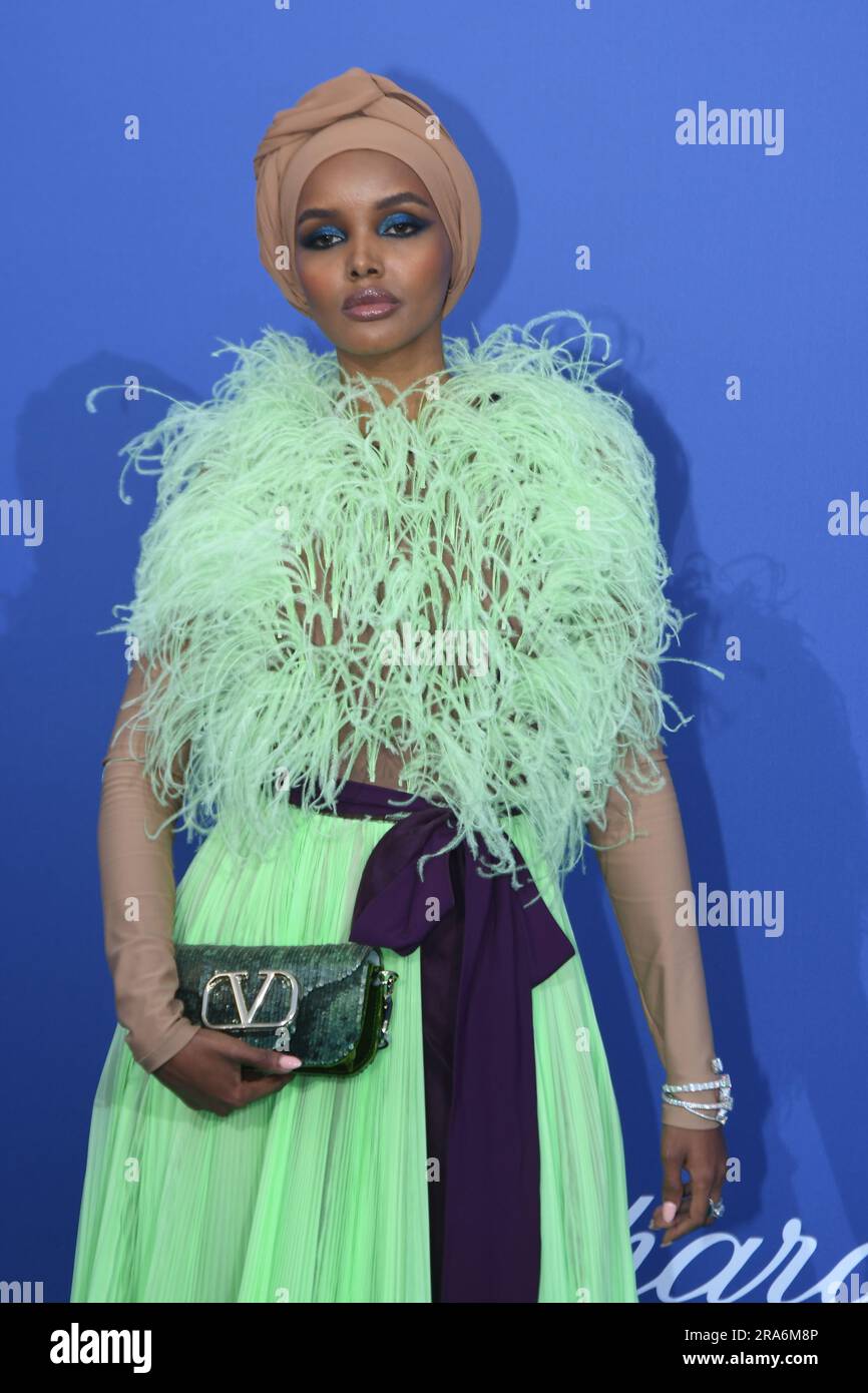CAP D'ANTIBES, FRANCE - MAY 25: Halima Aden ,attends the Red Carpet ...