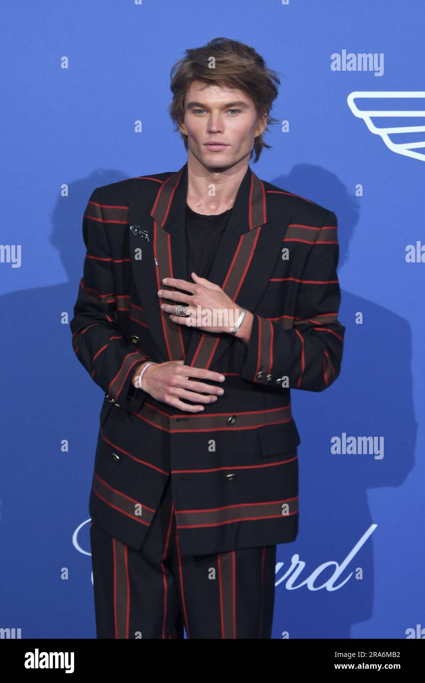 CAP D'ANTIBES, FRANCE - MAY 25: Jordan Barrett attends the Red Carpet ...