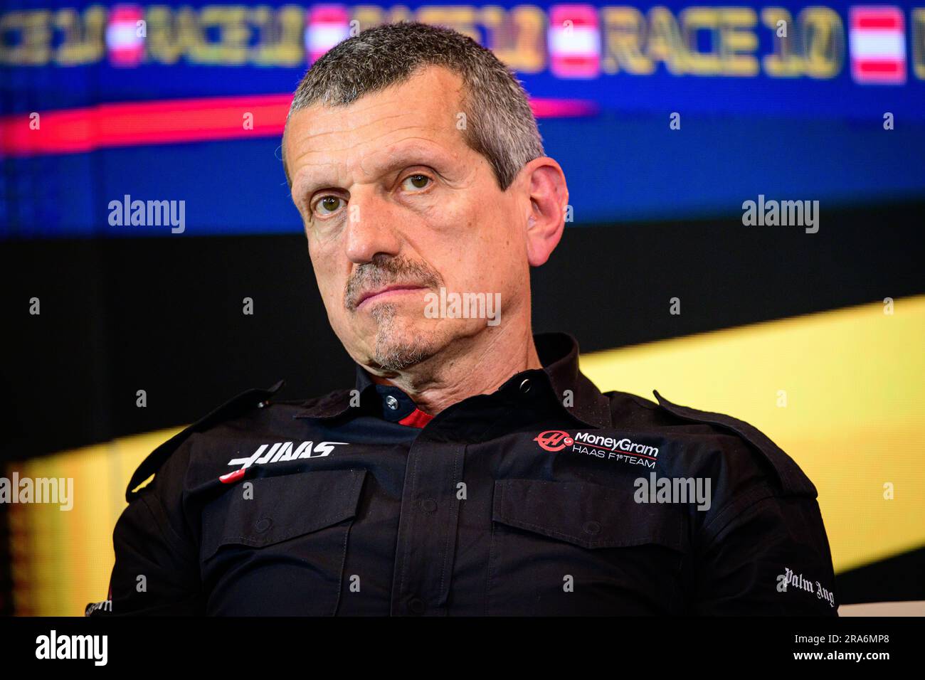 Spielberg, Austria. 30th June, 2023. Haas F1 Team's team principal ...
