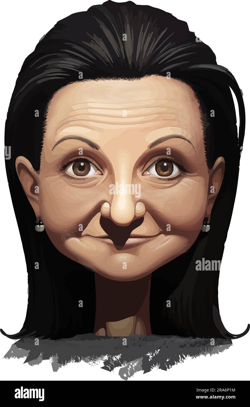 Caricature of Jacqui Lambie, Australian politician who is the leader ...