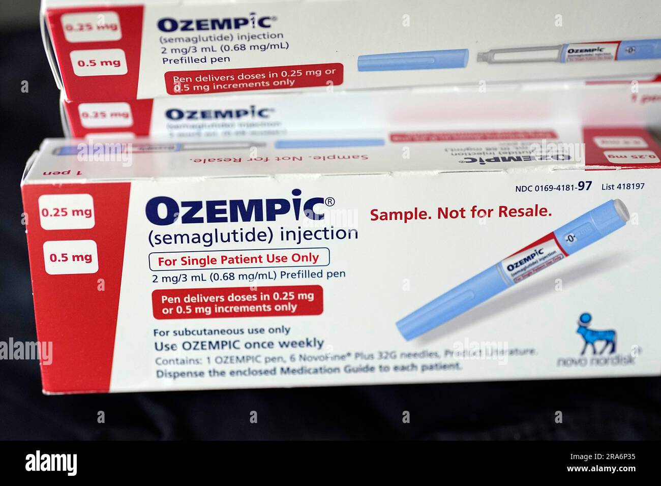The injectable drug Ozempic is shown Saturday, July 1, 2023, in Houston ...