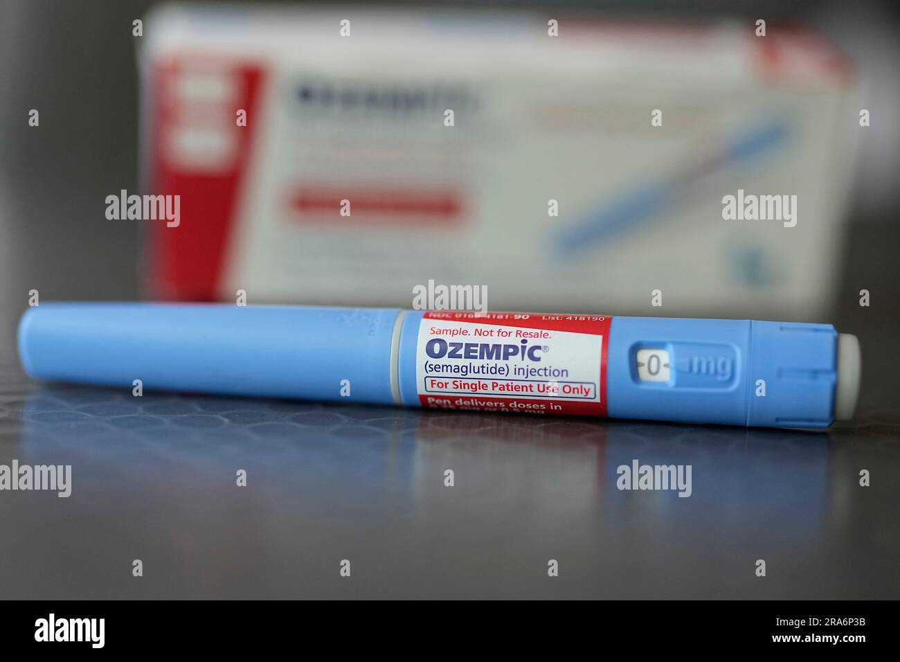 The injectable drug Ozempic is shown Saturday, July 1, 2023, in Houston ...