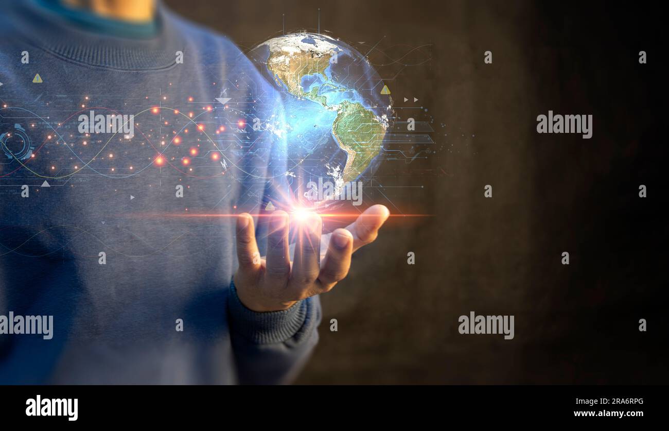 The concept of developing artificial intelligence and developing the ...