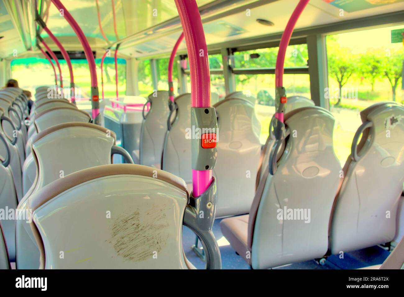 Inside city bus hi-res stock photography and images - Alamy