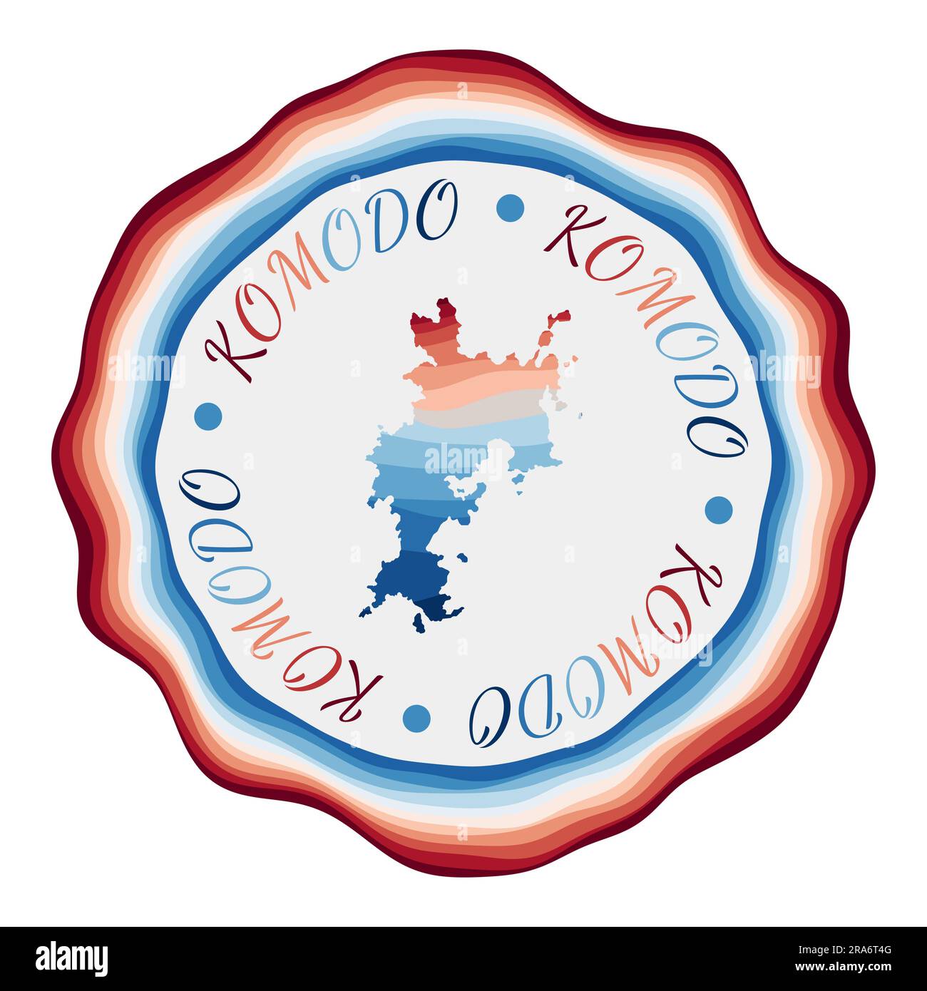 Island komodo map hi-res stock photography and images - Alamy
