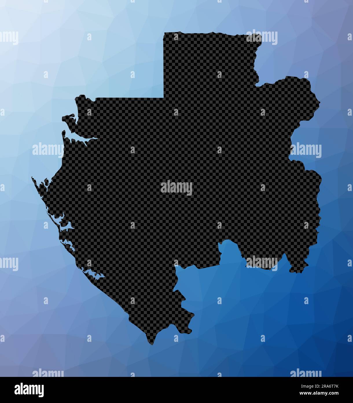 Gabon geometric map. Stencil shape of Gabon in low poly style. Radiant ... Gabon geometric map. Stencil shape of Gabon in low poly style. Radiant ...