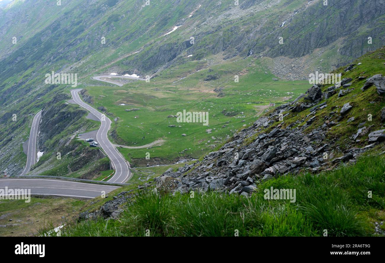 Transfagarasan mountain road, Romania Stock Photo - Alamy