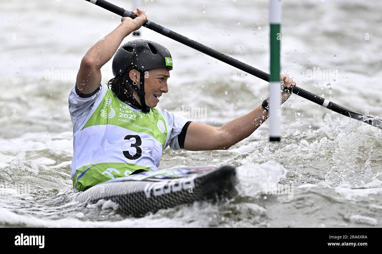 Krakow. Poland. 01 July 2023. Canoe Slalom. 2023 European Games. Kolna ...