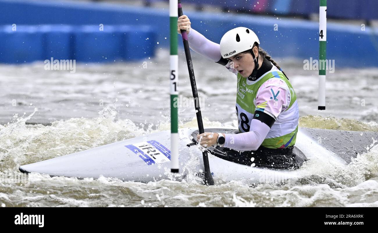 Krakow. Poland. 01 July 2023. Canoe Slalom. 2023 European Games. Kolna ...
