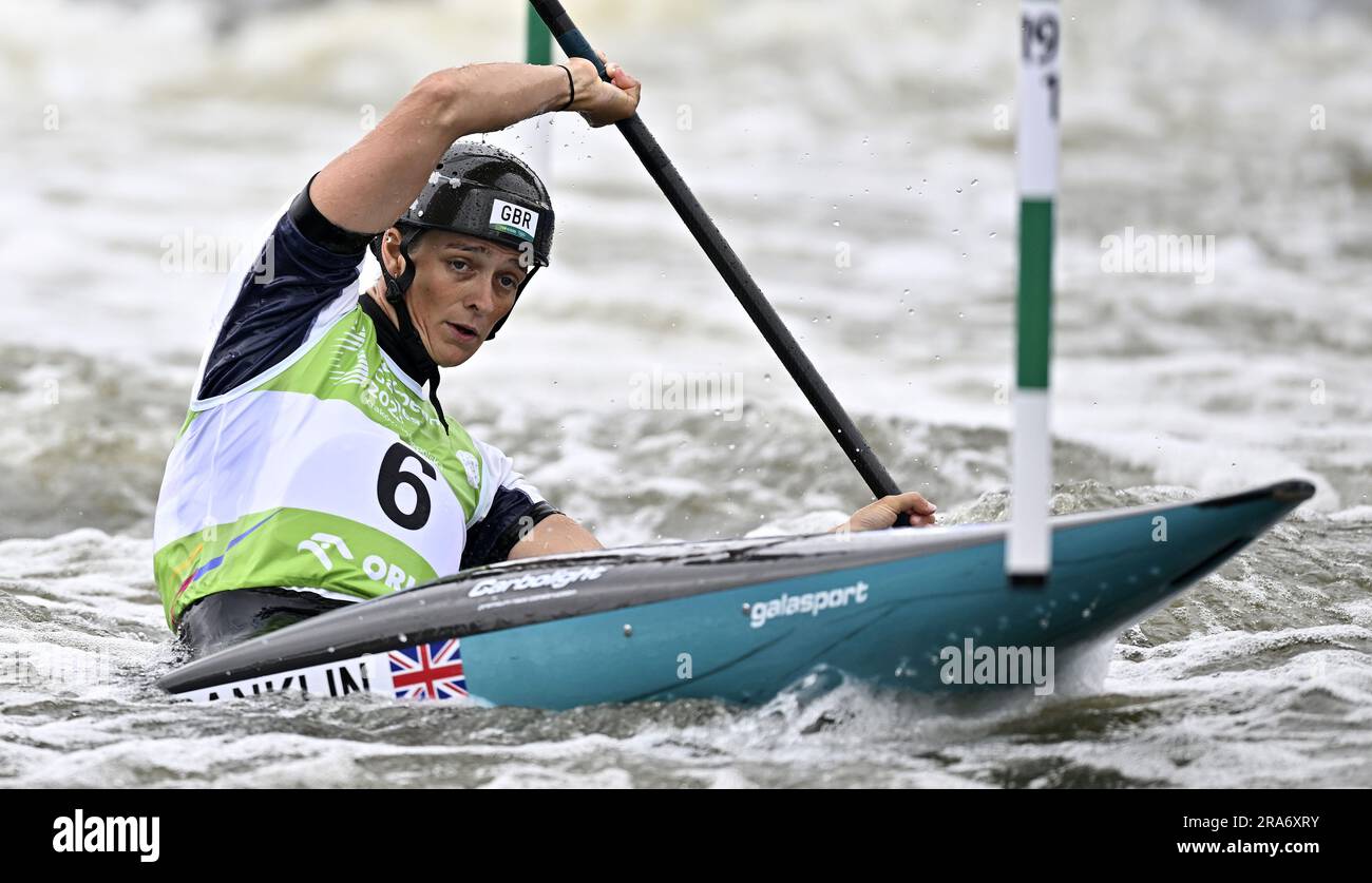 Krakow. Poland. 01 July 2023. Canoe Slalom. 2023 European Games. Kolna ...