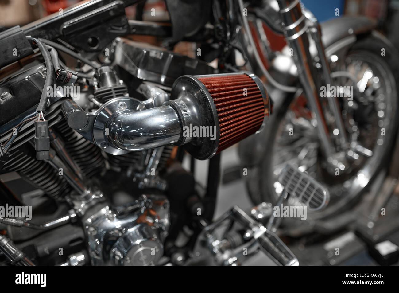Motorcycle restoration hi-res stock photography and images - Alamy