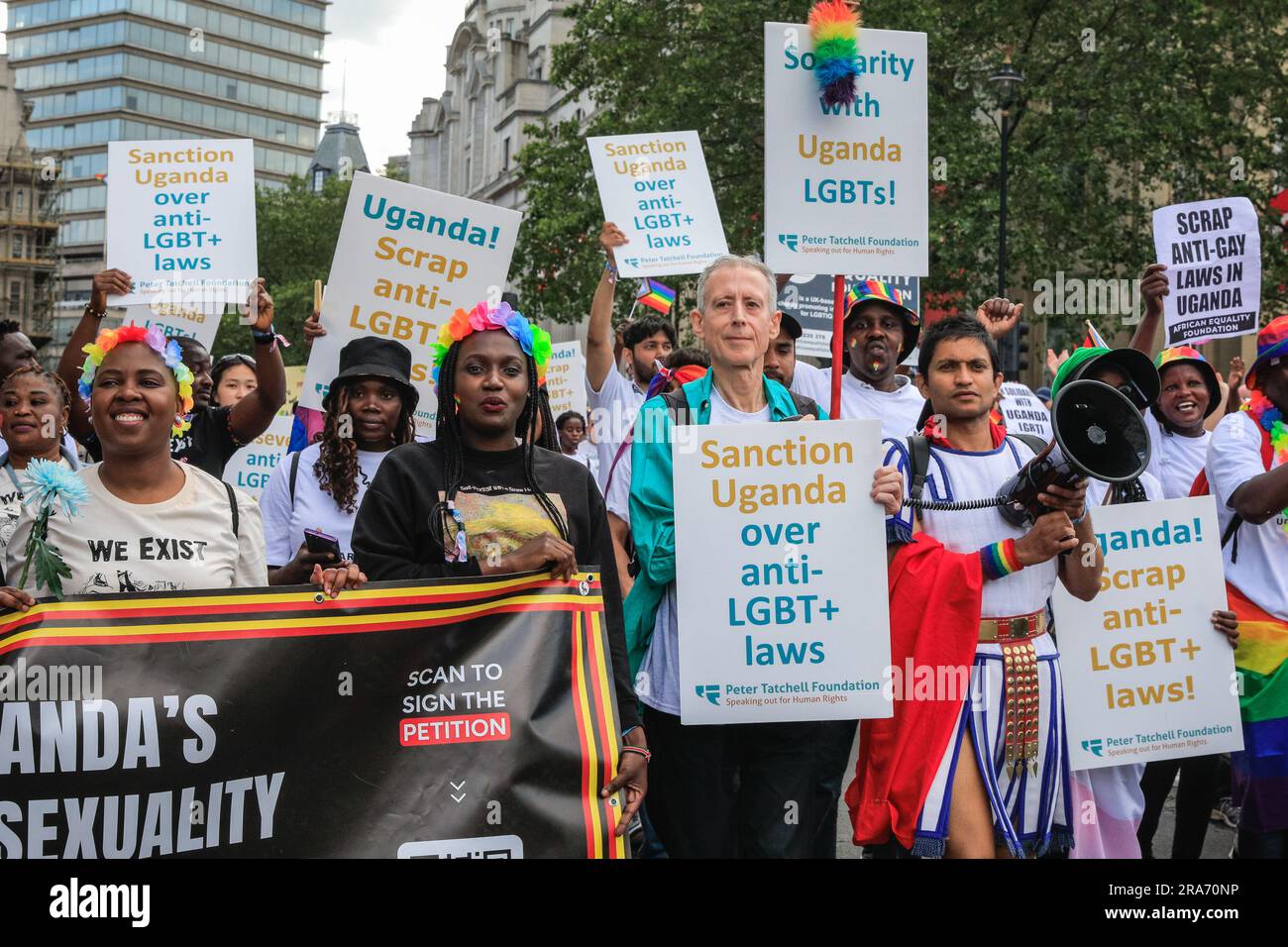 London, UK. 01st July, 2023. Activists, gay rights and equality groups ...