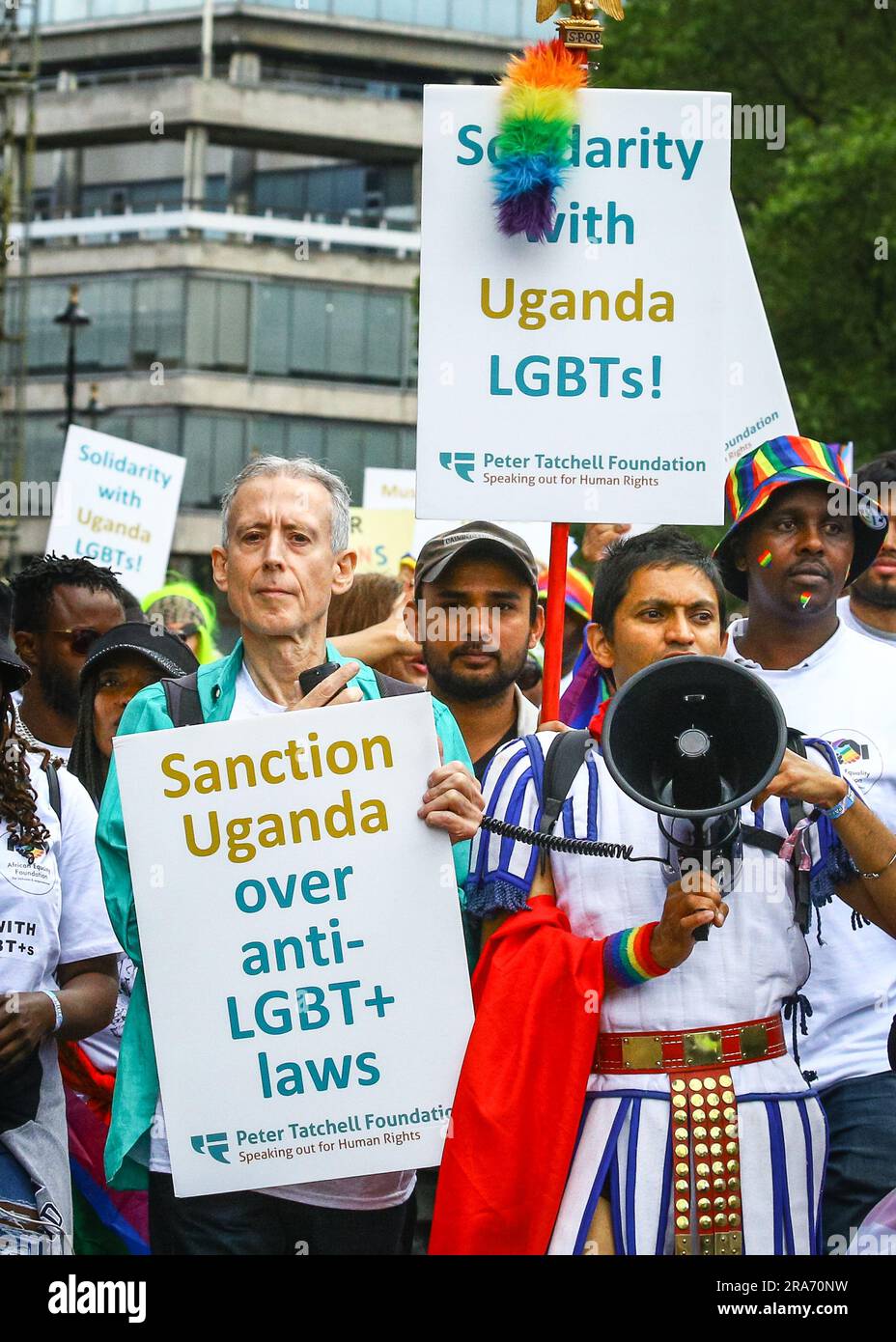 London, UK. 01st July, 2023. Activists, gay rights and equality groups ...