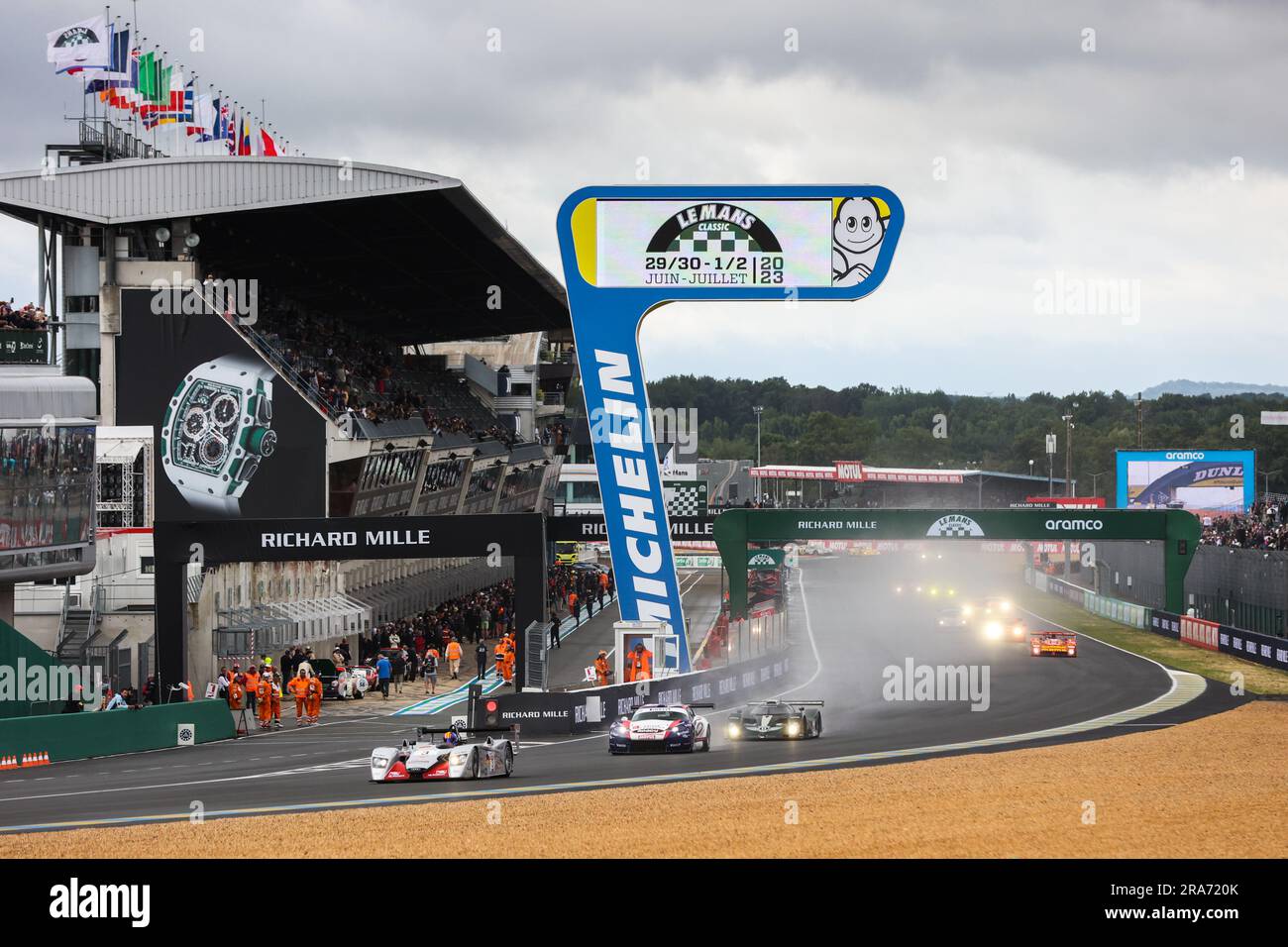 03 MARIS (fra), Audi R8 LMP, 2002, action during the Le Mans Classic ...