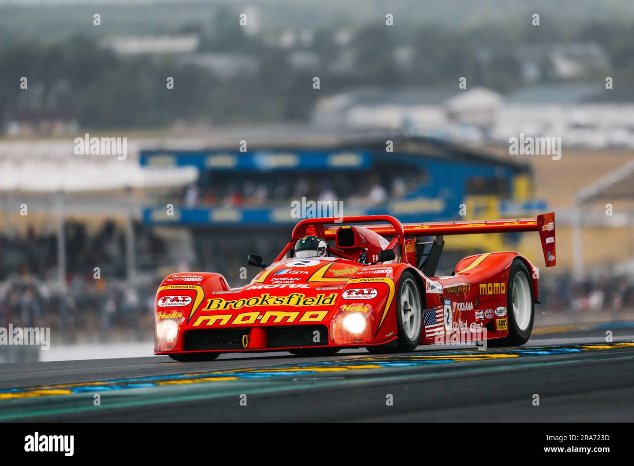 02 GLÄSEL (ger), Ferrari 333 SP, 1998, action during the Le Mans ...